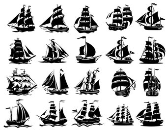 Sailing Boat SVG, Sailboat Svg, Sailing SVG, Sail Boat Cricut, Sailboat ...