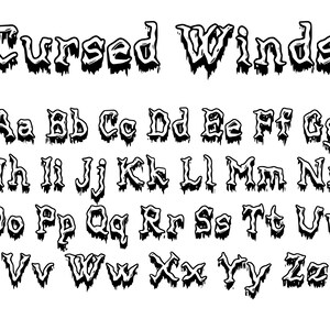 Cursed Winds, Dripping Font, Graffiti Font, Bubble Font, Bubble Fonts ...