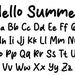 Hello Summer - Handwritten Script Font, Cricut Fonts, Calligraphy ...
