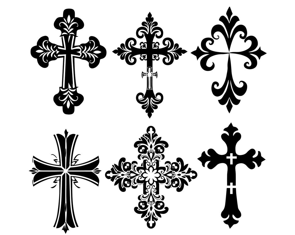 Cross SVG, Christian Cross SVG, Catholic Svg, Cross Silhouette, Cross ...