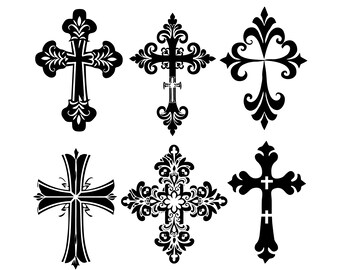 Cross SVG, Christian Cross SVG, Catholic Svg, Cross Silhouette, Cross ...