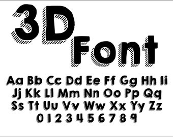 FONT SVG BUNDLE, Instant Download, Alphabet Svg, Digital Download, Font ...