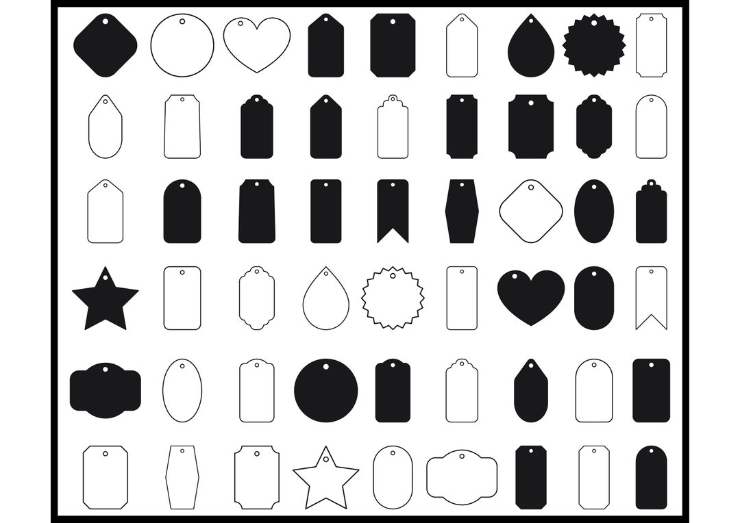 Tags Svg, Tag Svg Bundle, Christmas Tags Svg, Gift Tags Svg, Price Tag ...