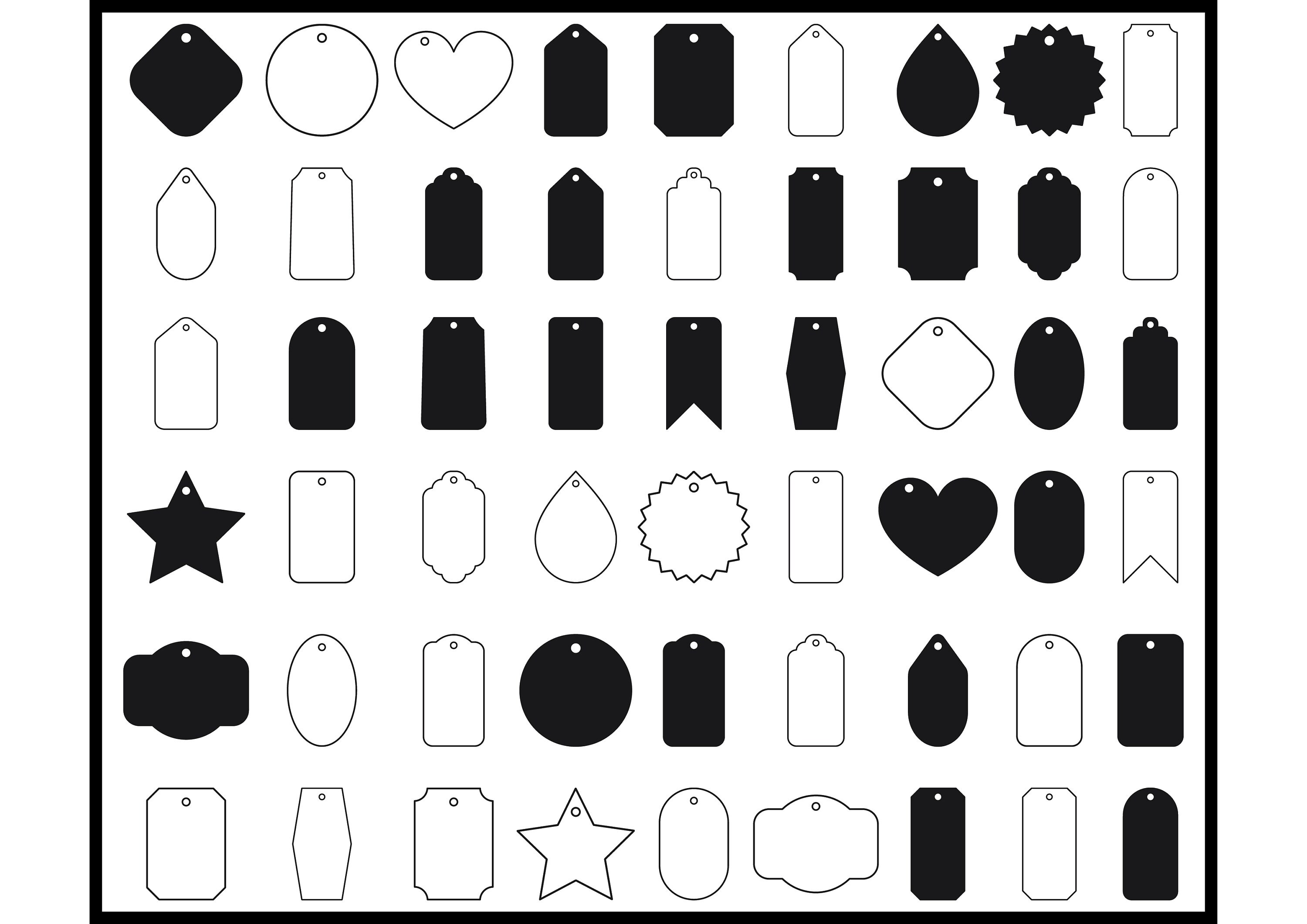 Tags Svg, Tag Svg Bundle, Christmas Tags Svg, Gift Tags Svg, Price Tag ...