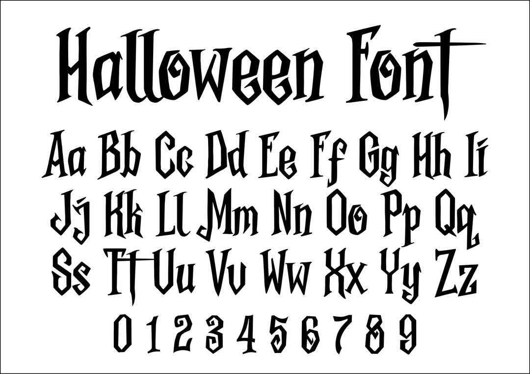 Horror Alphabet SVG, Horror SVG Alphabet, Horror Font SVG, Alphabet Svg ...