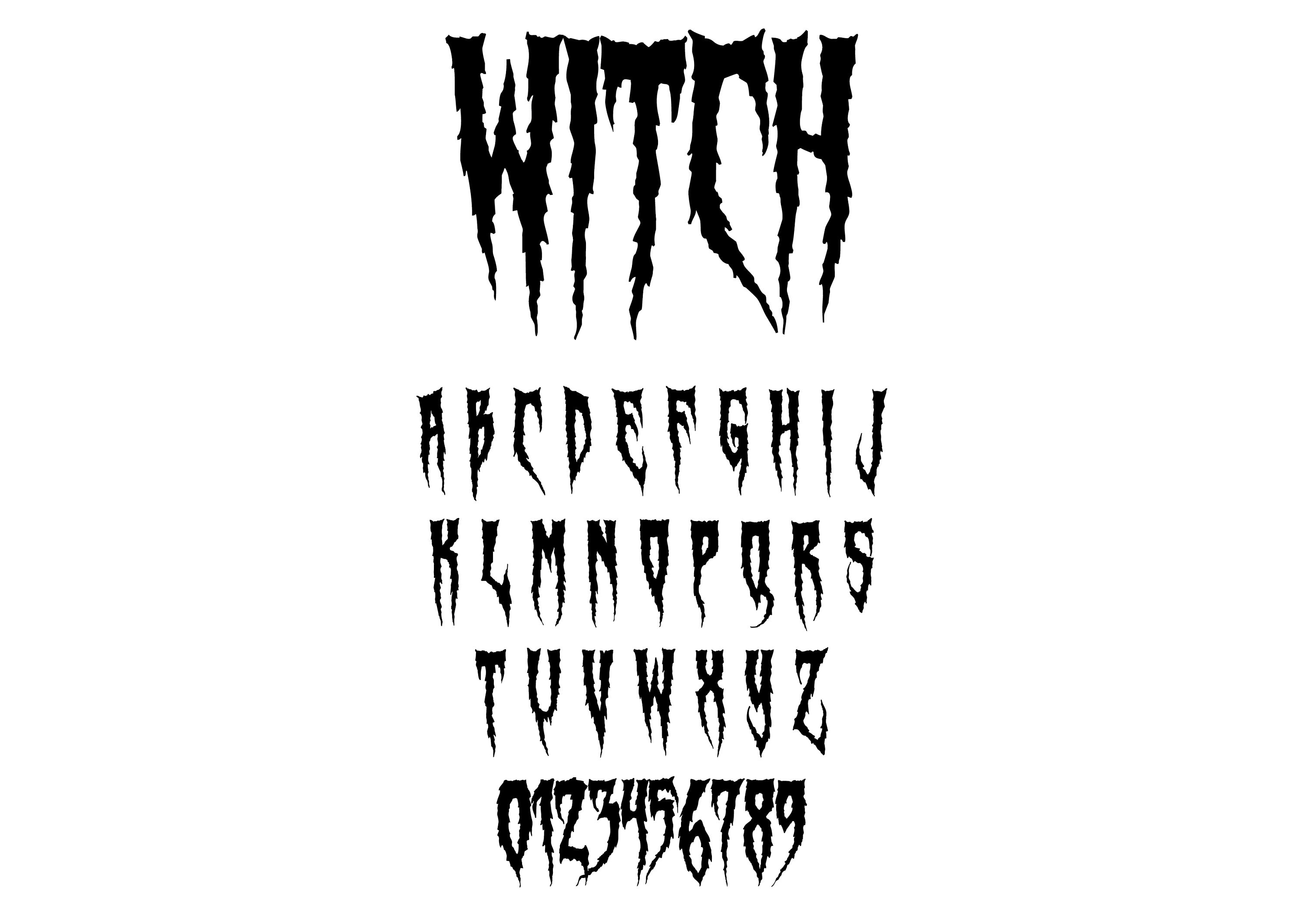 Witch Font, Halloween Font, Cricut Font, Spooky Font, Fonts for Cricut ...