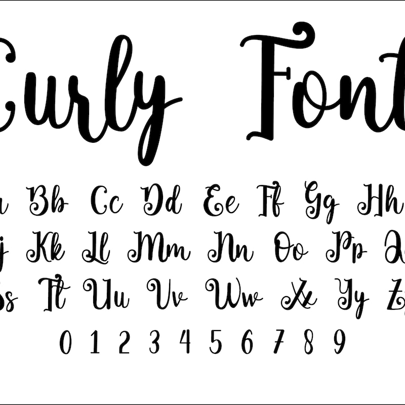 Curlz Font - Etsy