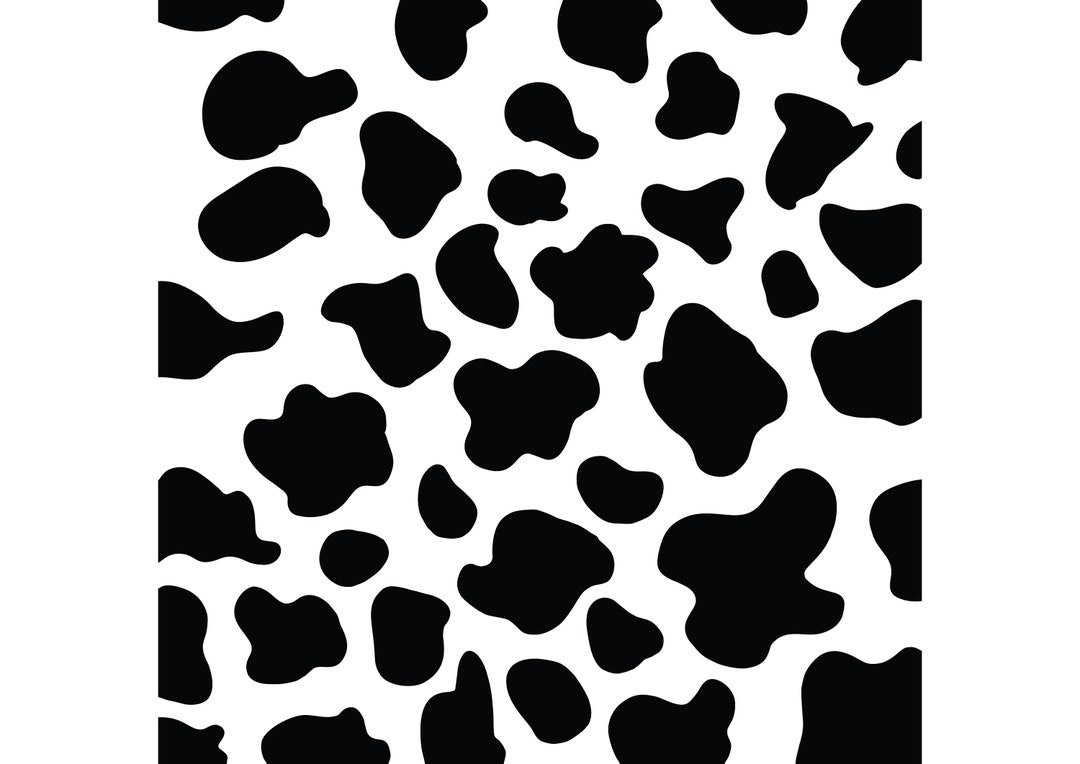 Cow Print Svg, Cow Print Pattern, Svg Files, Pattern for Cricut, Cow ...