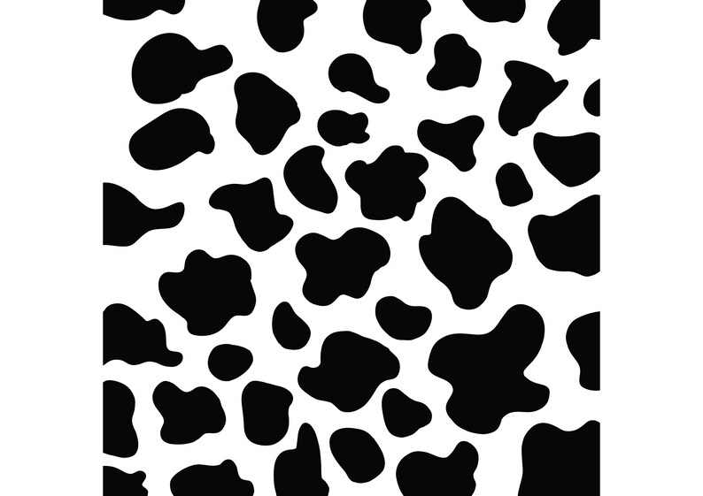 Cow Print Svg, Cow Print Pattern, Svg Files, Pattern for Cricut, Cow ...