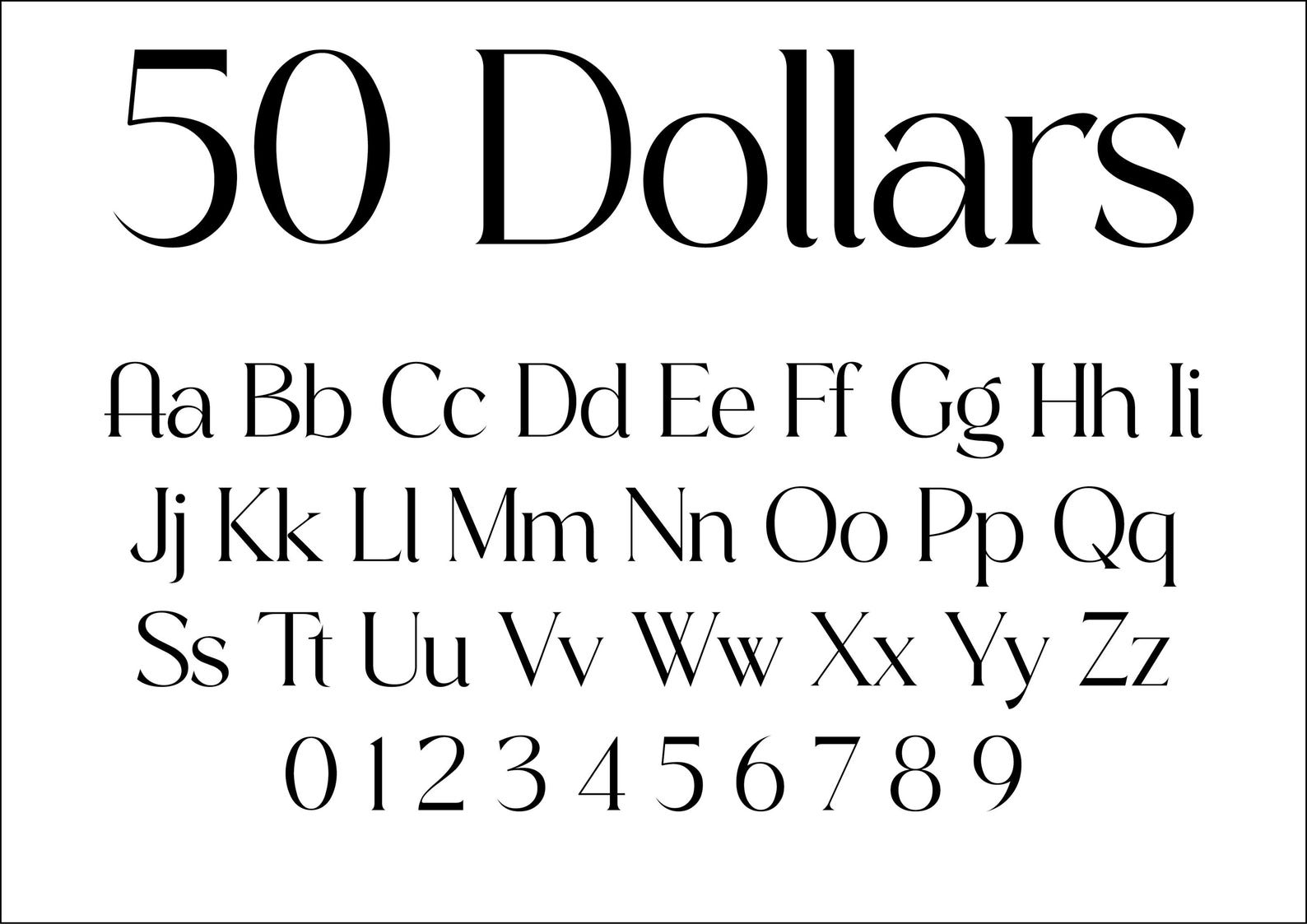 50 Dollars Font, Handwritten Script Font, Cricut Fonts, Cursive Font ...
