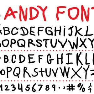 Andy Font SVG, Andy Alphabet Font, Andy Alphabet, Andy Alphabet SVG ...