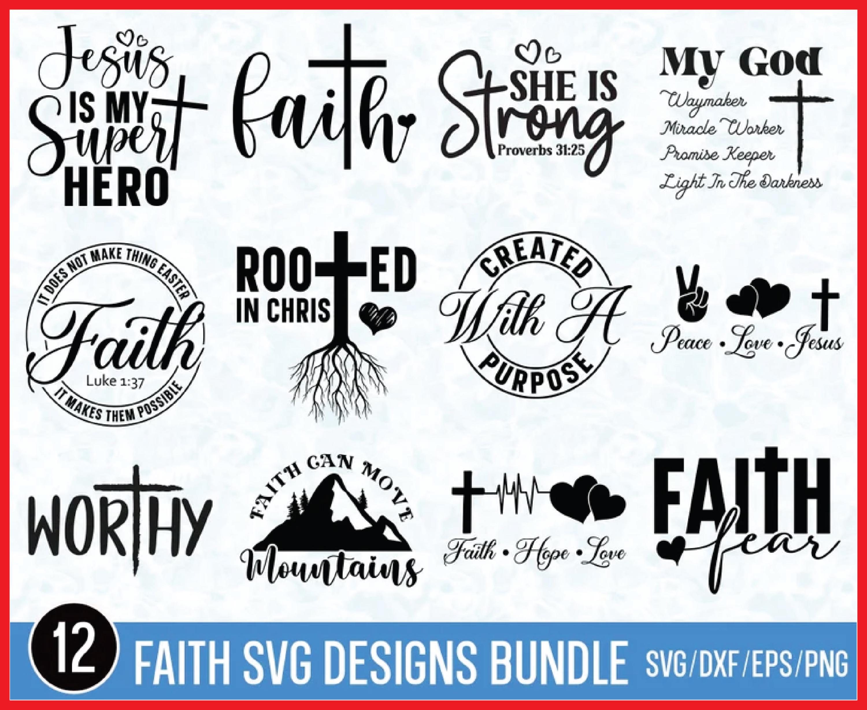 Christian SVG Bundle, Religious SVG Bundle, Cross SVG, Bible Verse Svg ...