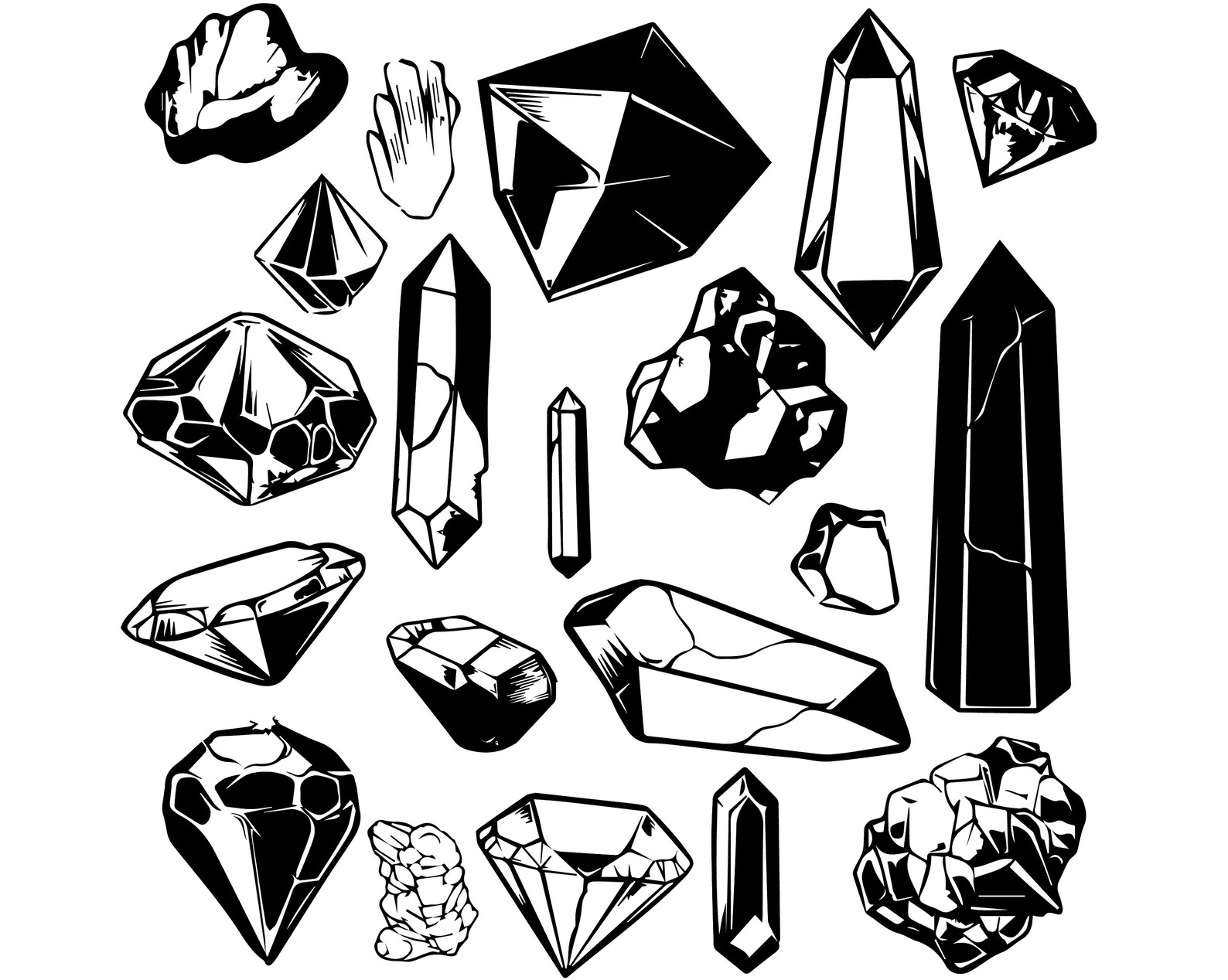 Jewel SVG Bundle, Diamonds SVG, Gemstone SVG, Svg Bundle, Digital ...