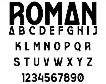 OLD ROME FONT Outline, Alphabet Svg Fonts, Calligraphy Font Svg ...