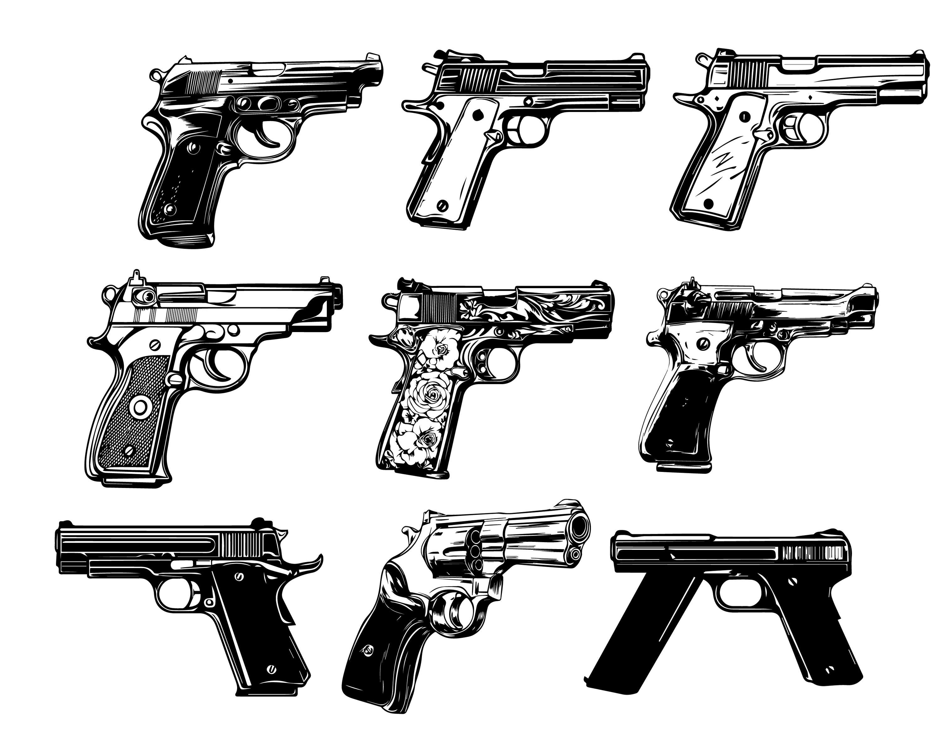 Guns SVG Png, Rifle Svg Png, Weapon SVG, Guns Silhouette, SVG Cut Files ...