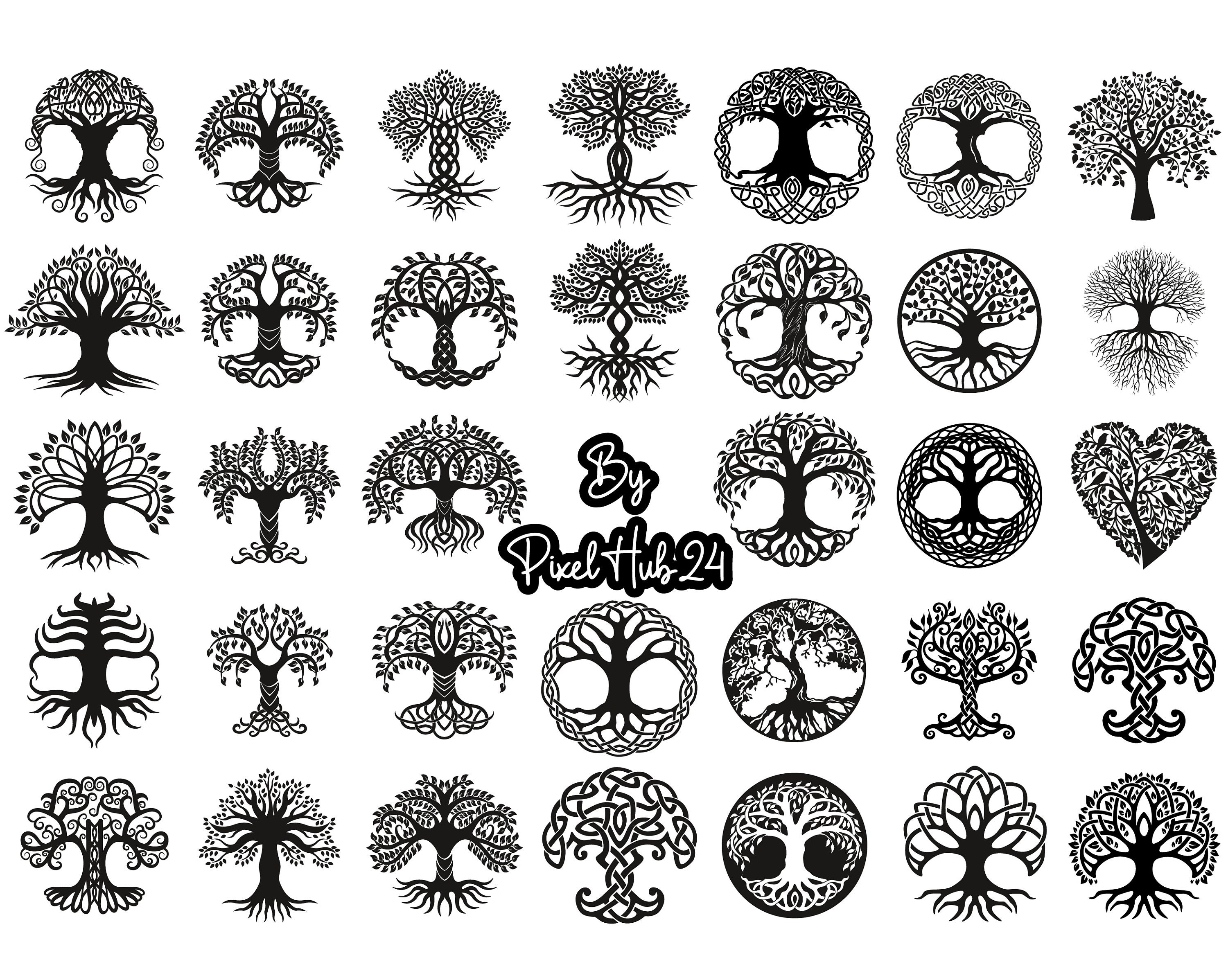 Tree Svg Bundle, Family Tree Svg Bundle, Tree Roots Svg, Our Roots SVG ...