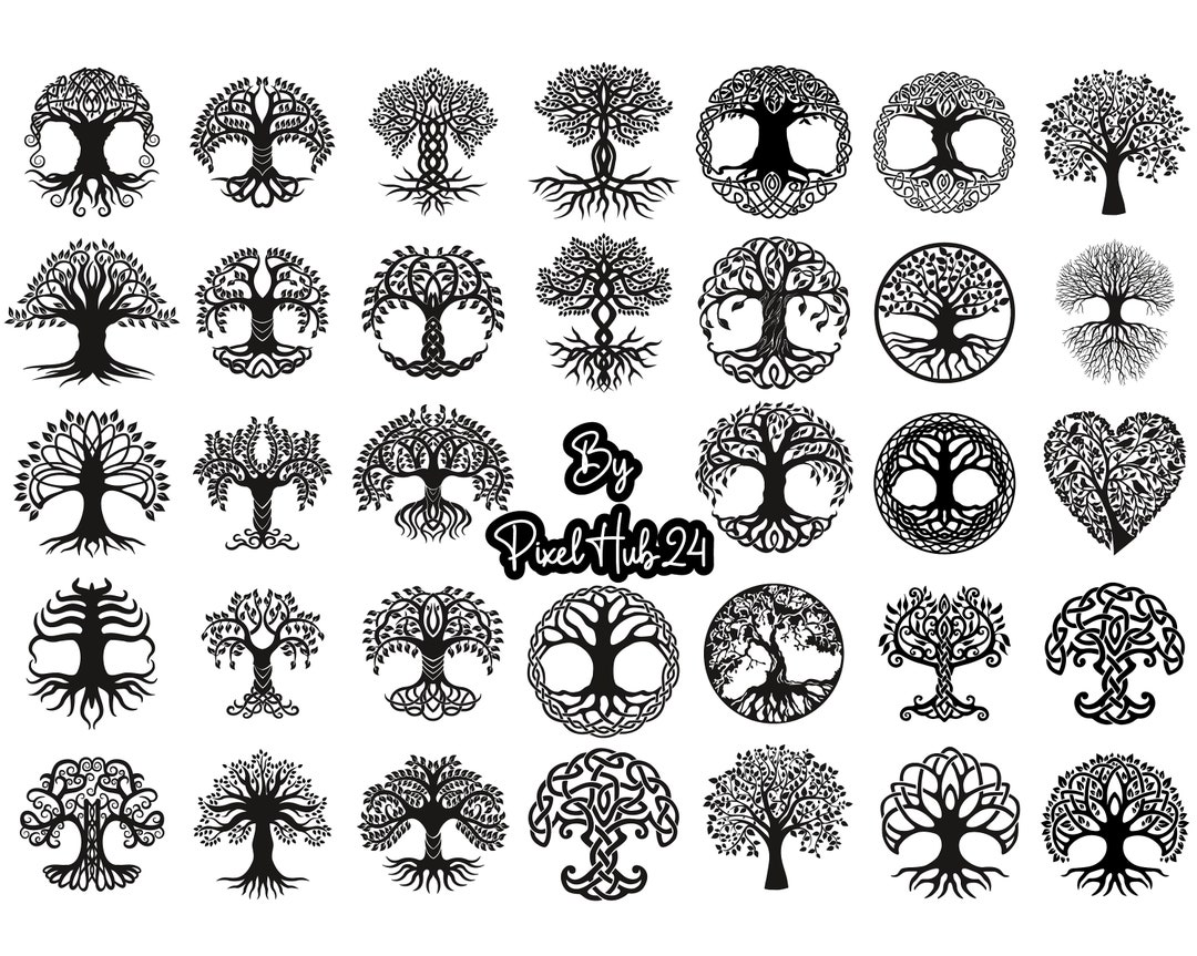 Family Tree Svg Bundle, Tree of Life Svg, Family Tree Branch, Cut Files ...