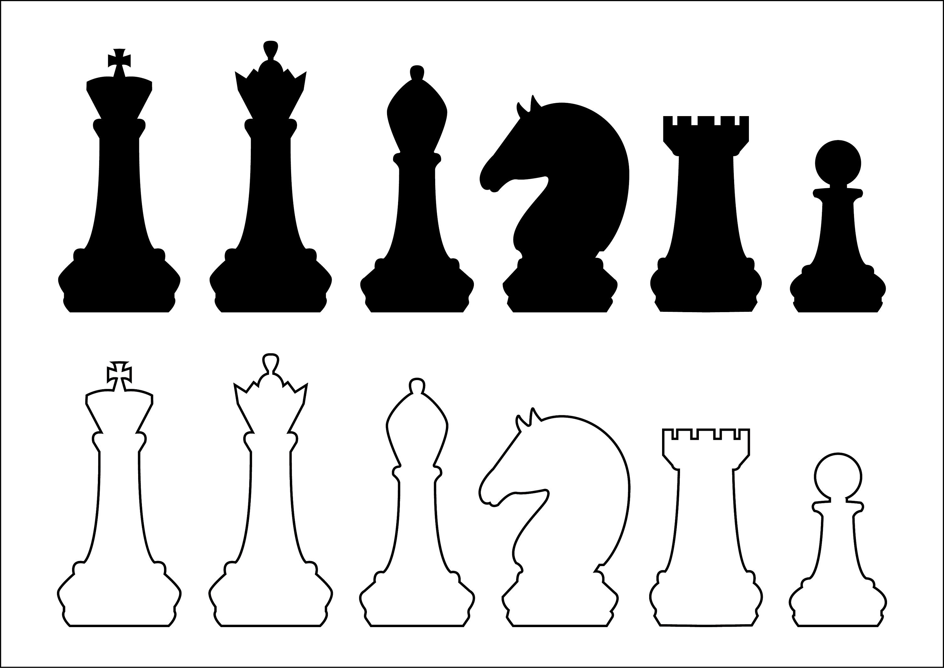 Chess Svg Bundle, Chess Figures SVG, Chess Pieces Bundle, Chess ...