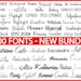 500 FONTS, INSTANT DOWNLOAD, Fonts for Canva, Wedding Fonts Bundle ...