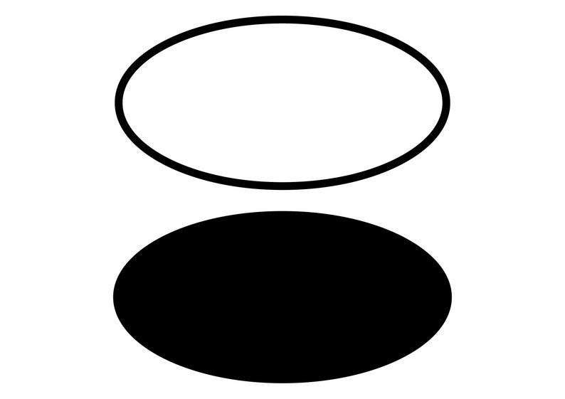 OVALS SVG, Instant Download, Oval Cut File, Commercial Use Png, Basic ...