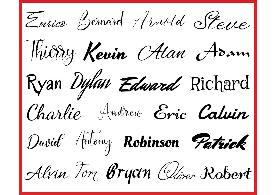 Boys Fonts - Font Bundle, Handwritten Font, Fonts for Cricut, Canva ...