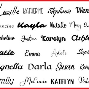 Girl Fonts - Font Bundle, Handwritten Font, Fonts for Cricut, Canva ...