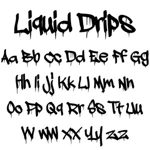 Dripping Fonts Bundle, Dripping Font, TTF SVG, Cricut Blood, Dripping ...