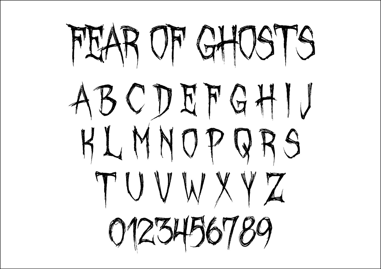 Horror Font SVG, Ttf, Horror Alphabet Svg, Bone Font Svg, Instant ...
