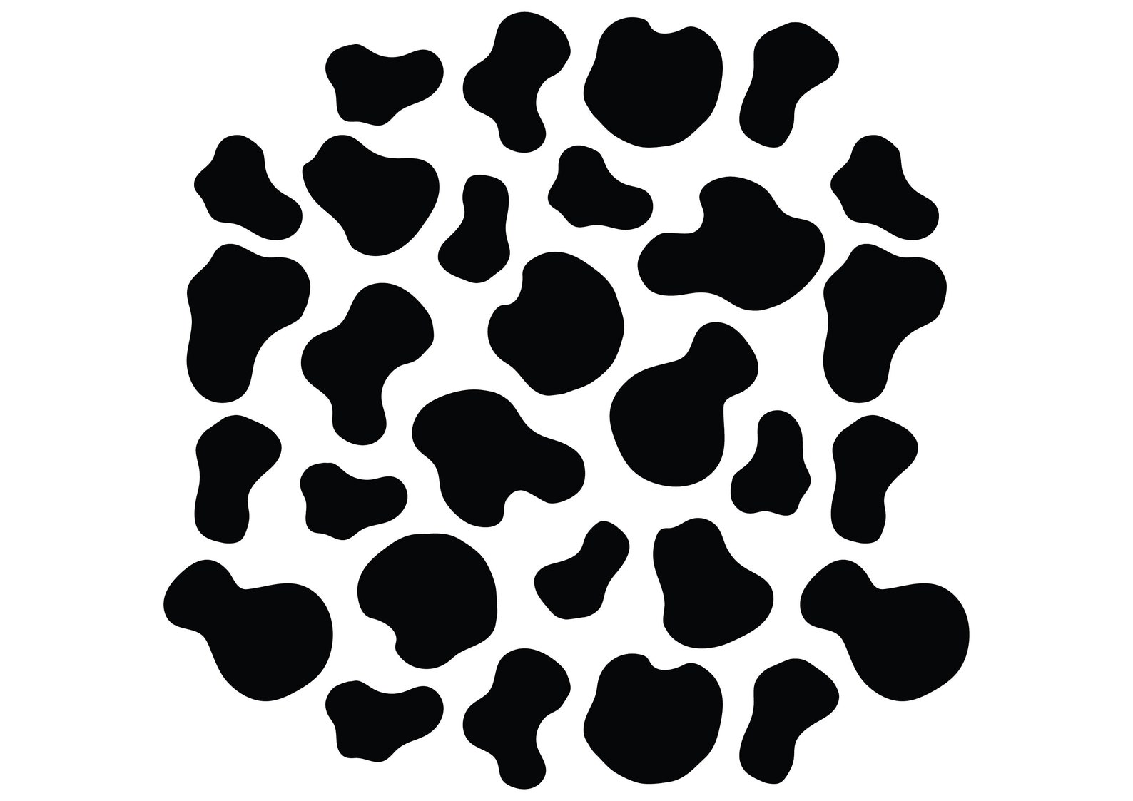COW Pattern SVG, COW Pattern, Cut Files, Files for Cricut, Cow Template ...