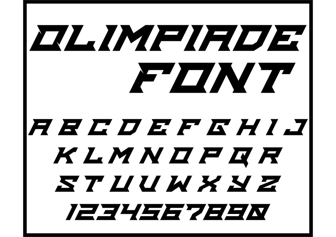 Racing Font SVG, Speed Racing SVG, Cricut Font, Silhouette Font,modern ...