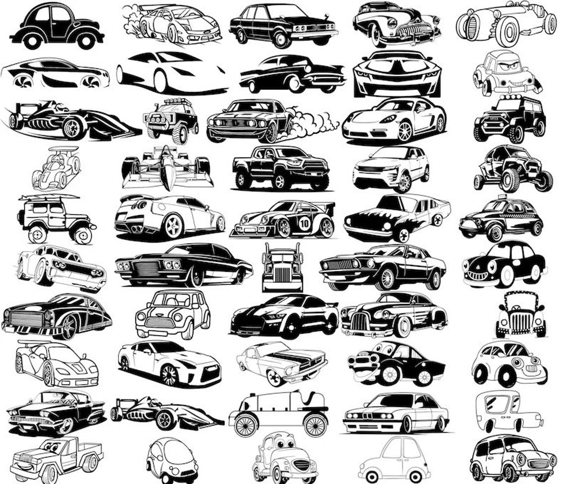Cars Bundle PNG, Cars Clipart, Cars SVG, Planes and Cars, Cars Bundle ...