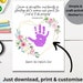 Mothers Day Flower Handprint Art Bundle | Printable Bible Craft ...