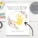 Mother's Day Handprint Keepsake Art | Preschool, Sunday School Craft ...
