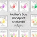 Mothers Day Flower Handprint Art Bundle | Printable Bible Craft ...