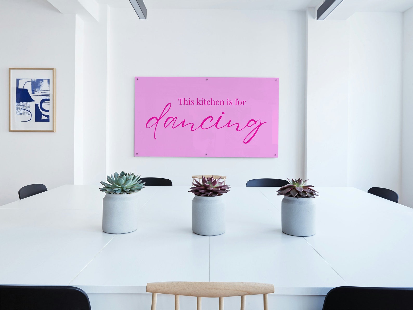 This Kitchen is for Dancing | Slogan Quote Print | Typography Print ...