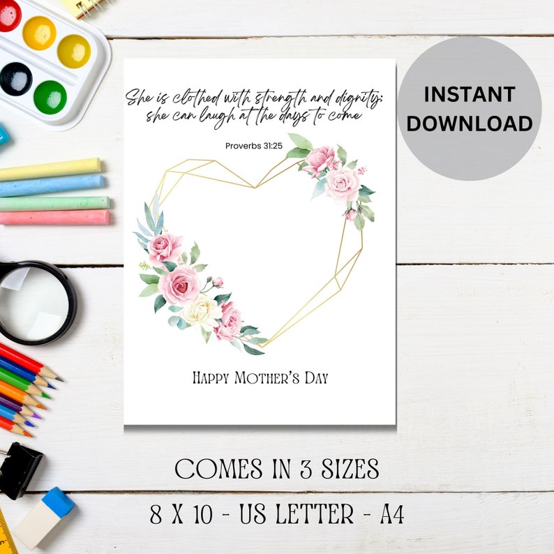 Mother's Day Handprint Art | Preschool, Sunday School Craft | Christian ...