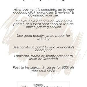 Mothers Day Handprint Gift | Bible Craft | Printable Mom Keepsake Gift ...