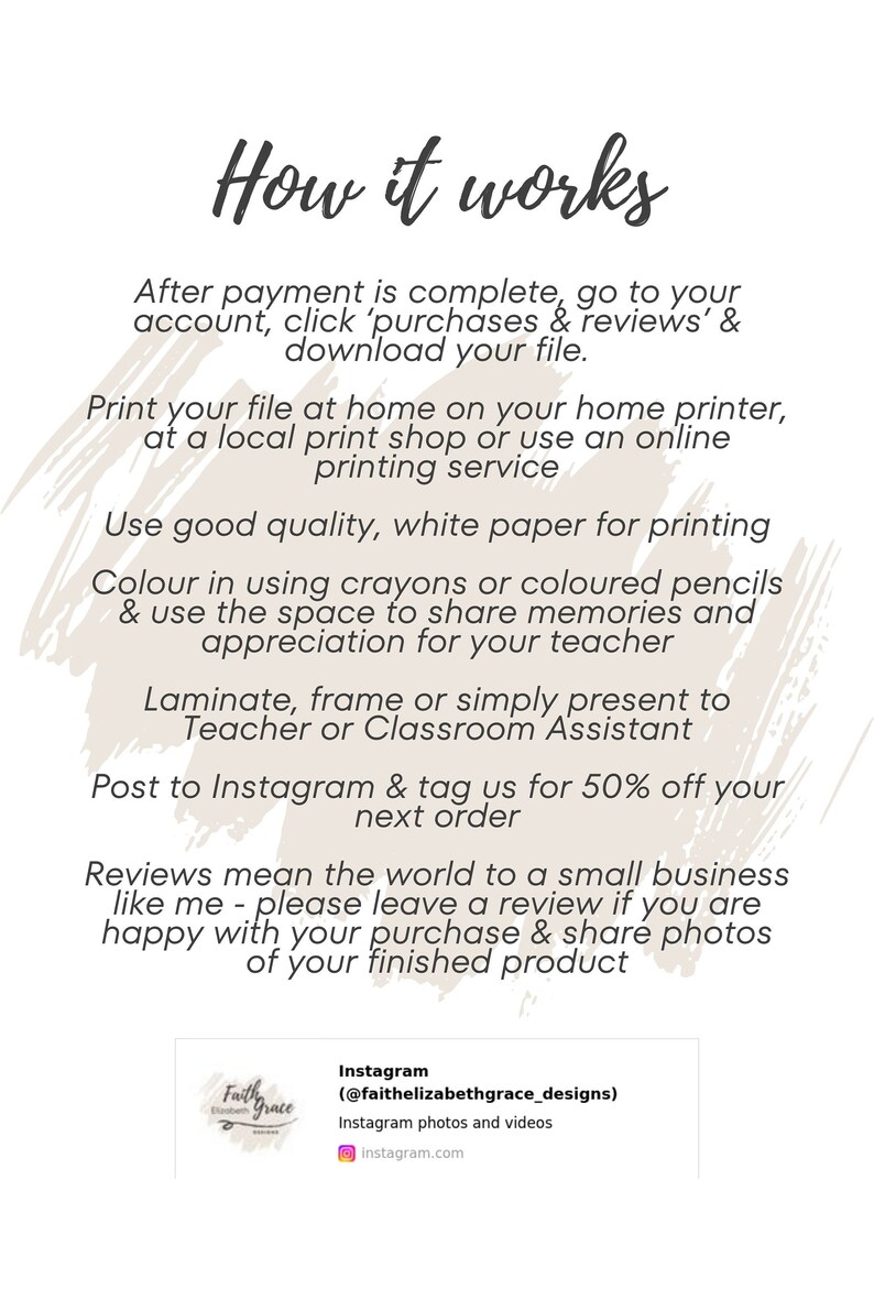 Sunday School Teacher Appreciation End of Year Gift | Printable ...