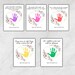Mothers Day Flower Handprint Art Bundle Printable Bible Craft Keepsake ...