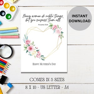 Mother's Day Handprint Keepsake Art | Preschool, Sunday School Craft ...