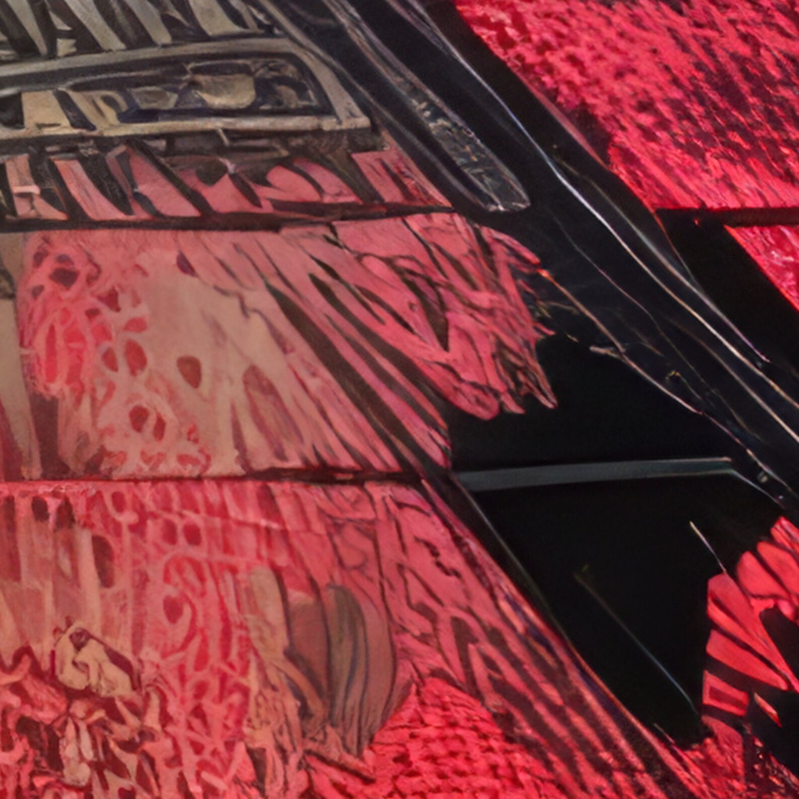 Distant Ruins | Abstract Futuristic Cityscape Painting | Digital ...