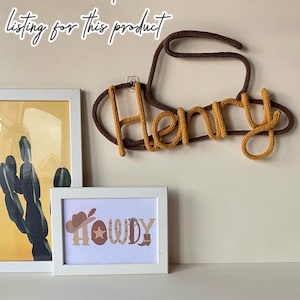 Knitted Wire Cowboy Hat Trio: Cactus, Boot, Hat - Western Decor - Etsy