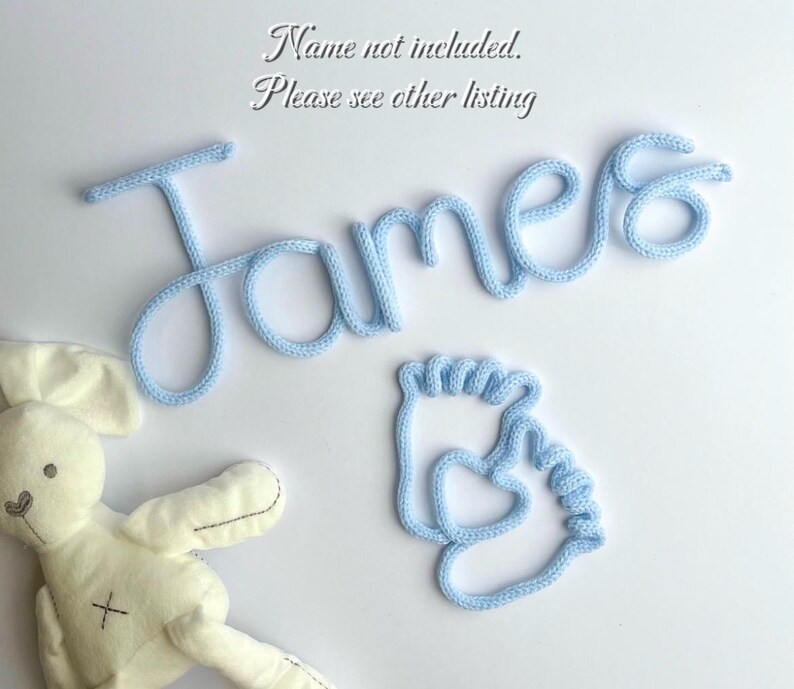 Knitted Wire Baby Feet: Personalized Newborn Gift - Etsy