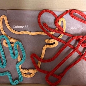 Knitted Wire Cowboy Hat Trio: Cactus, Boot, Hat - Western Decor - Etsy