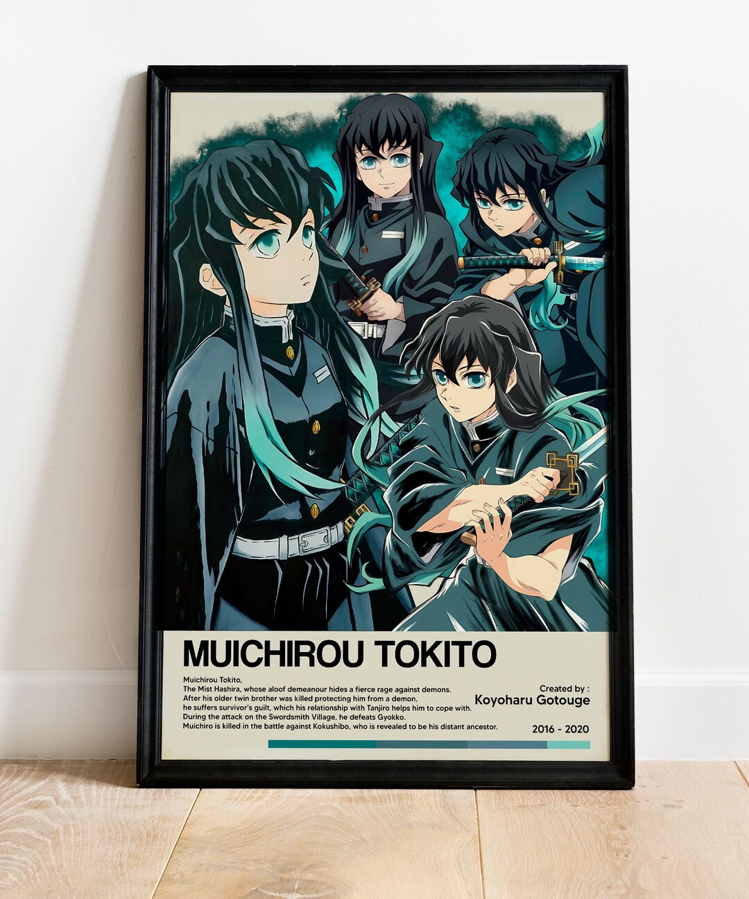 Limited Muichirou Tokito Poster - Anime Manga Poster - Minimalist Anime ...