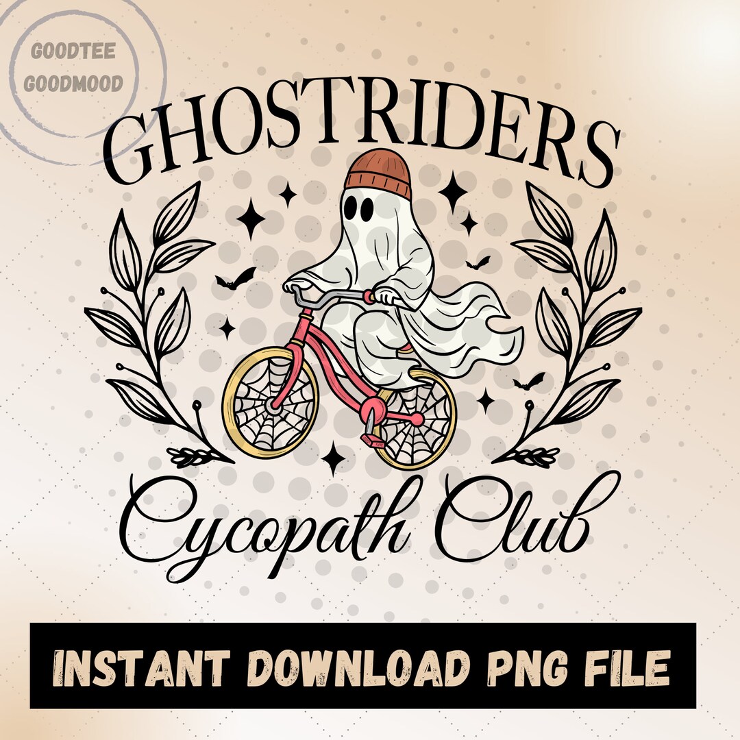 Ghostrider Cycopath Png, Funny Ghost Png, Halloween Autumn Vibes Design ...