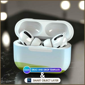 Airpods Case Mockup | Earbud Case | Mockup Bundle | Canva and PSD ...