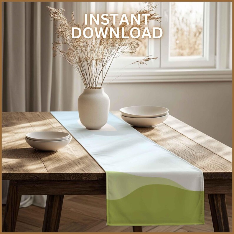 Table Runner Mockups for Listing Images, Printify Mockups, Product ...