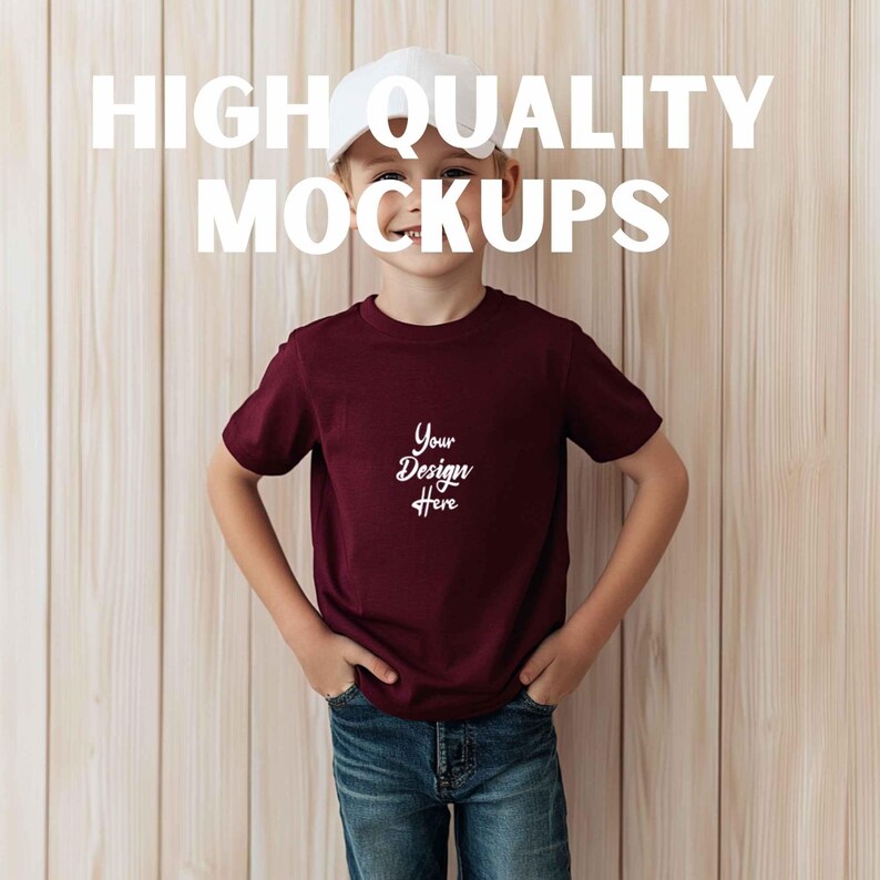 Gildan 5000b T Shirt Mockup | Printify Mockup | Canva and Psd Template ...