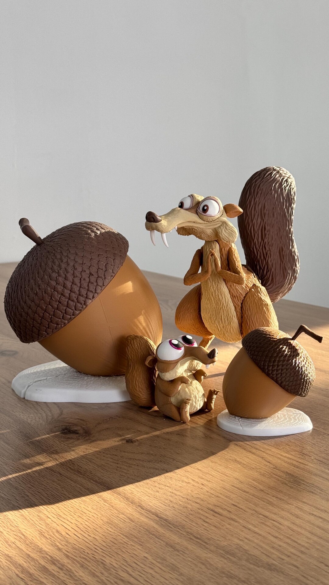 Scrat, Baby Scrat and Their Acorns! - Etsy